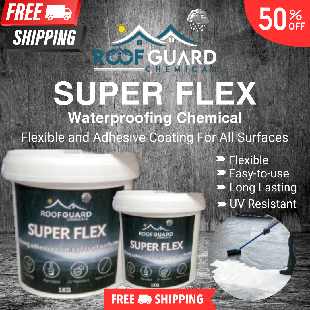Roof Guard Chemicals, Super Flex Chemical, 500gm, Waterproofing Chemical, Waterproofing Sealant ...