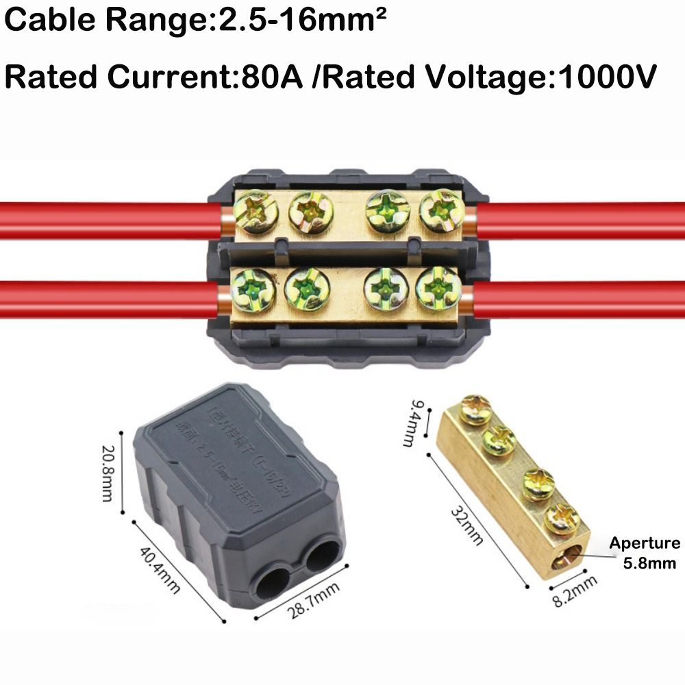 Docking High Power High Power Splitter Conductor Brass Wire Connector ...