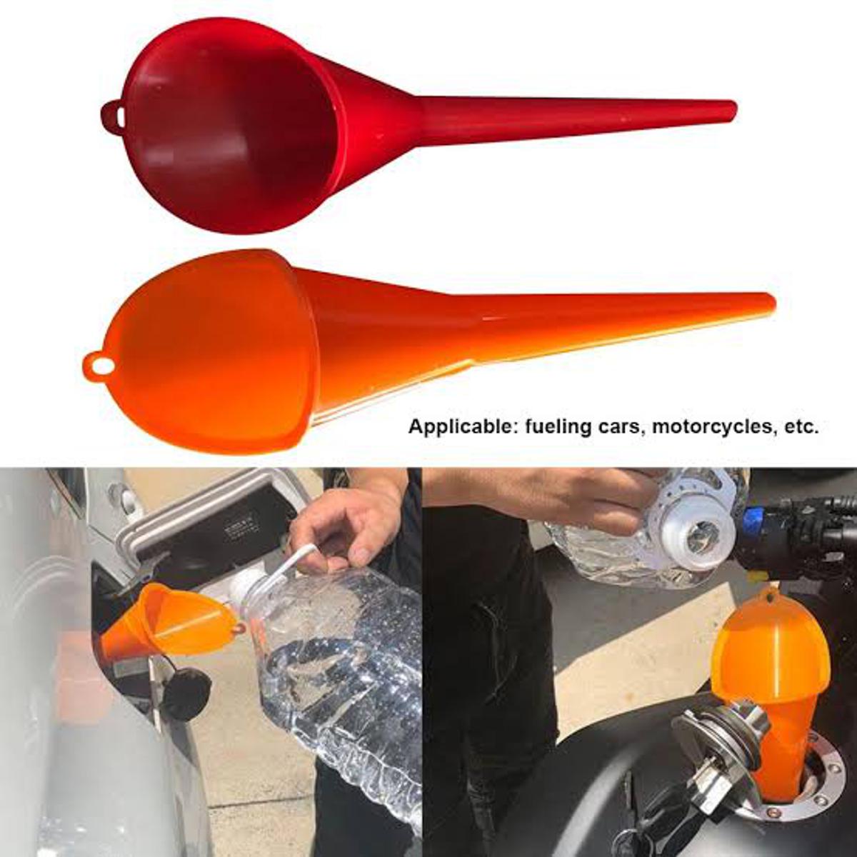 02pec Plastic Funnel For Fuel, Engine Oil Refilling | Daraz.pk