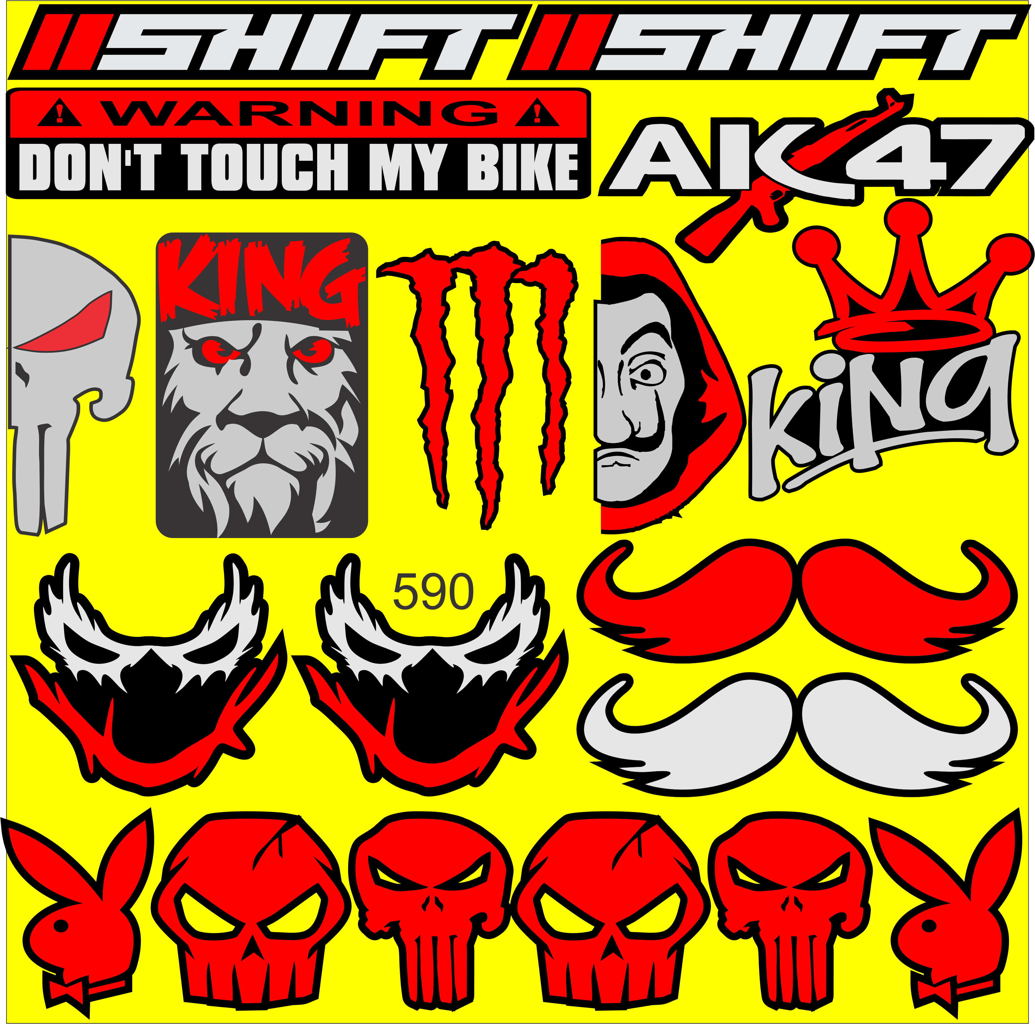 PVC Base Reflector stickers for bike car cycle etc | Daraz.pk