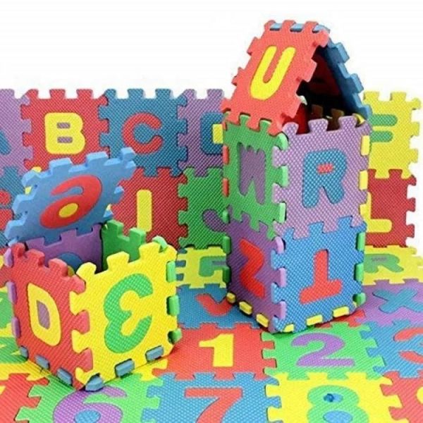 ABC Toy Block Mat Alphabets and Numbers Early Learning Toy Play Foam ...