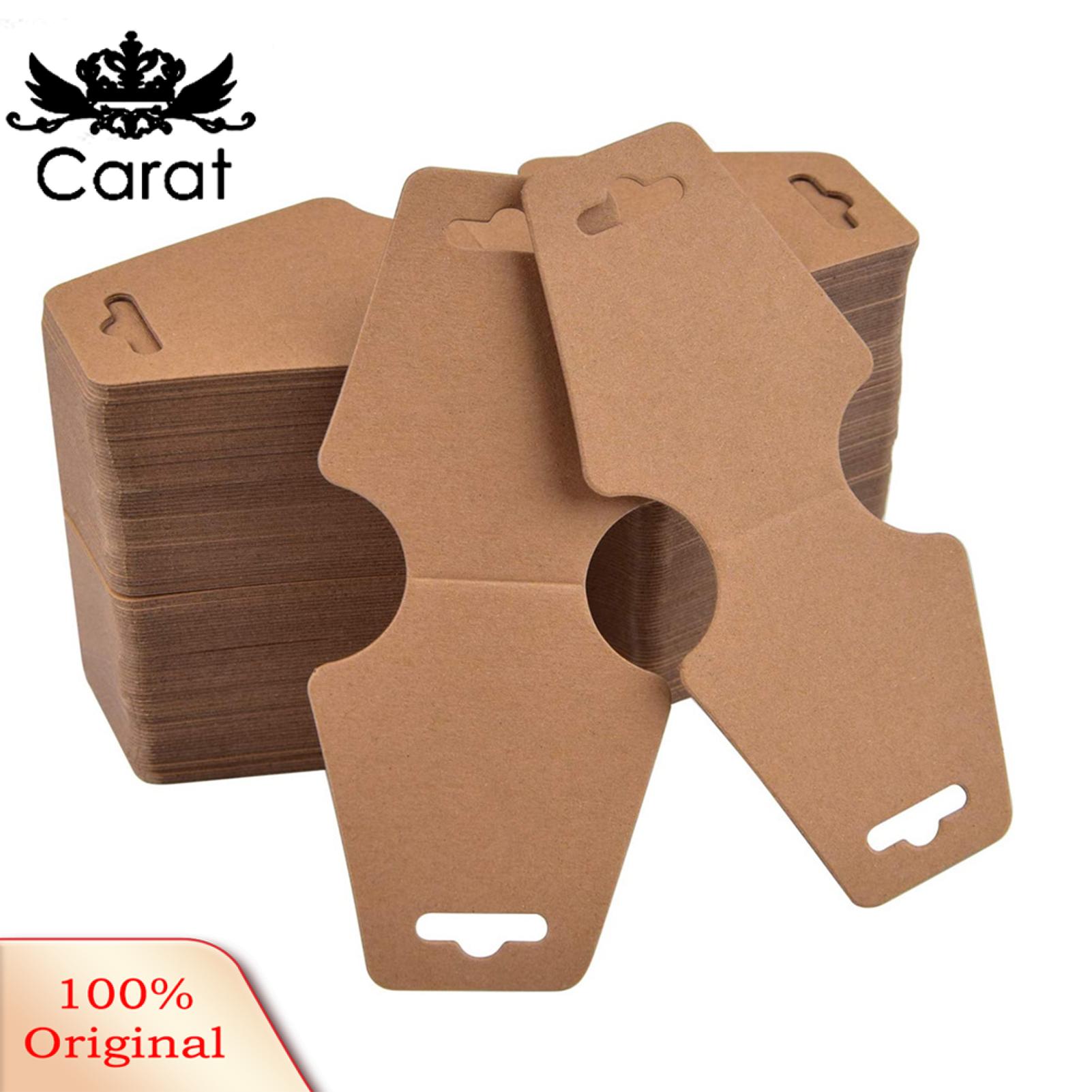 Carat Kraft Paper Packing Cards with Hole Kraft Paper Packing Cards ...