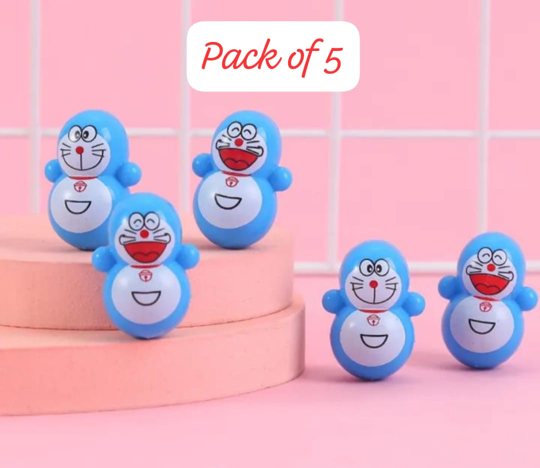 HOT DEALS N1.1 Mini Doraemon Plastic Wobble Wobbler Figurine Tumbling ...