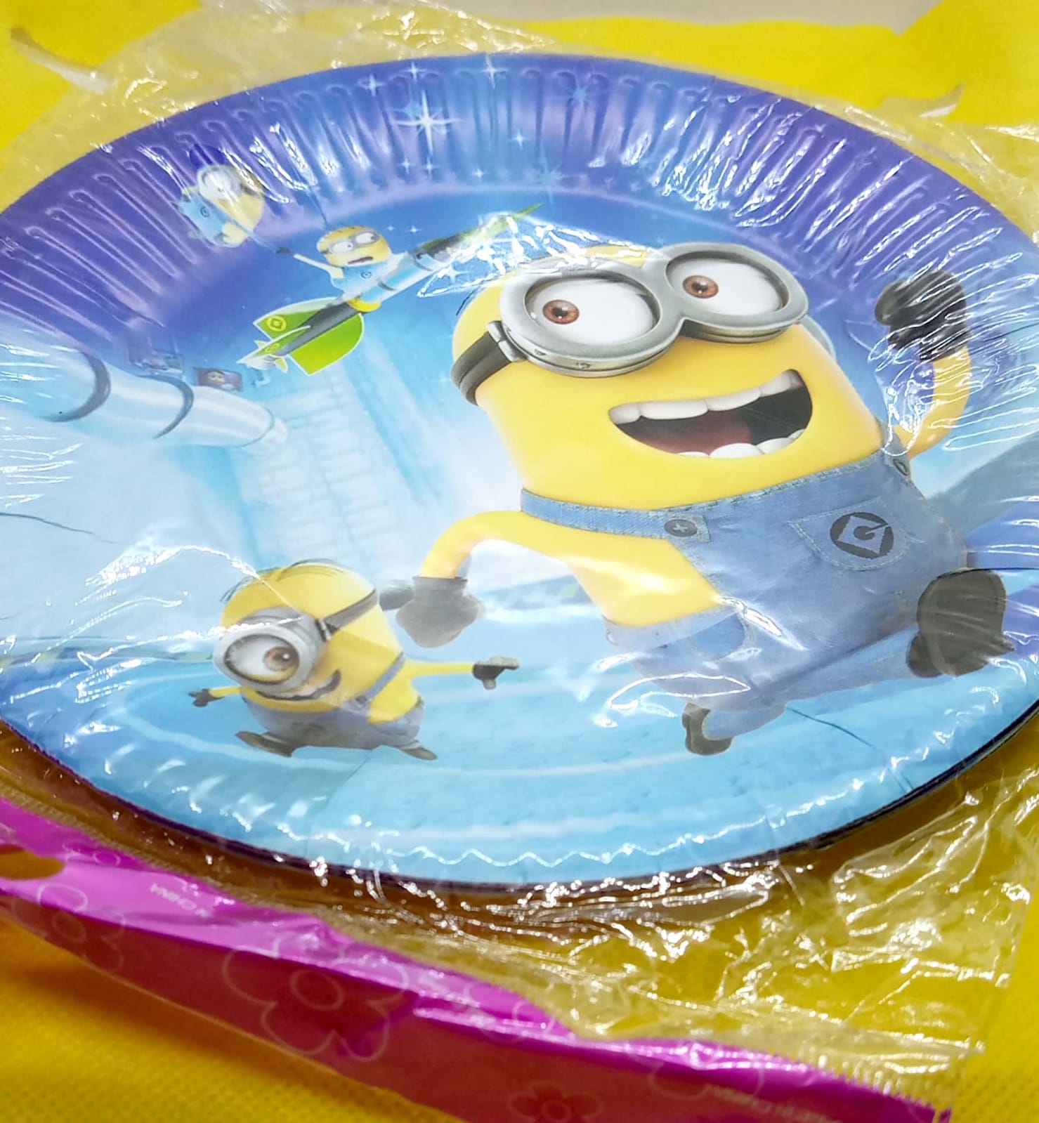 Minions Theme Plates for Birthday Party Pack of 10 Pcs | Daraz.pk