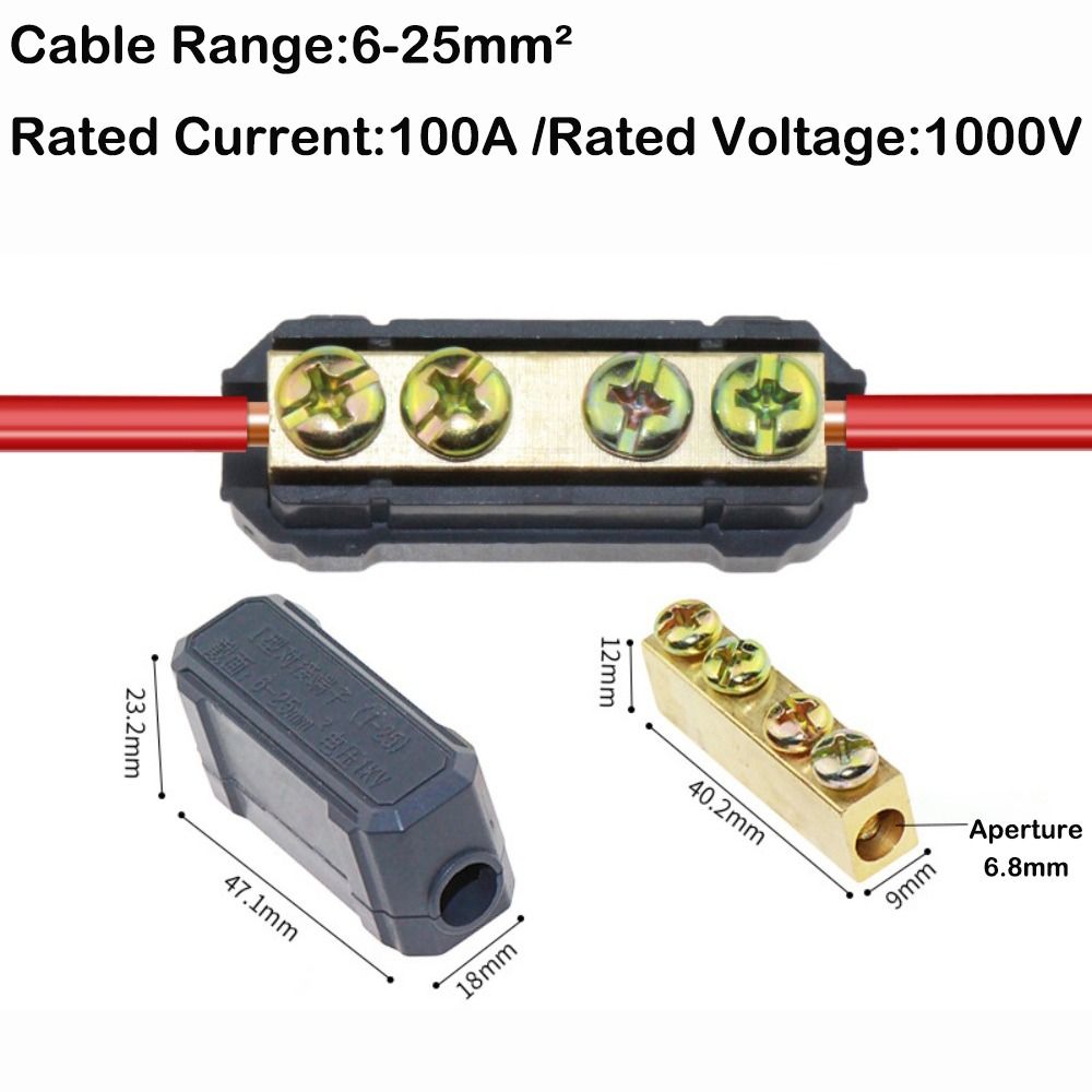 Docking High Power High Power Splitter Conductor Brass Wire Connector ...