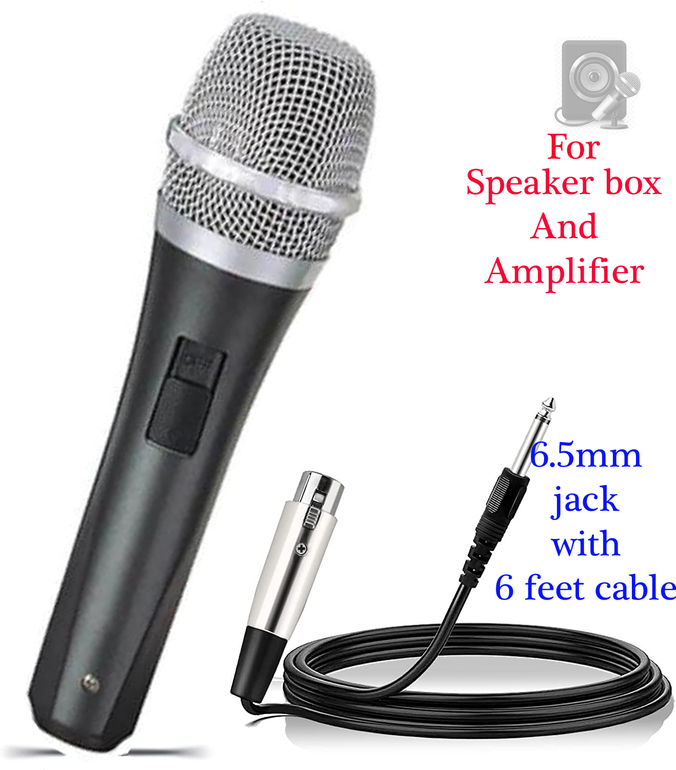 Dynamic Karaoke Microphone for Singing, Vocal Wired Microphone for ...