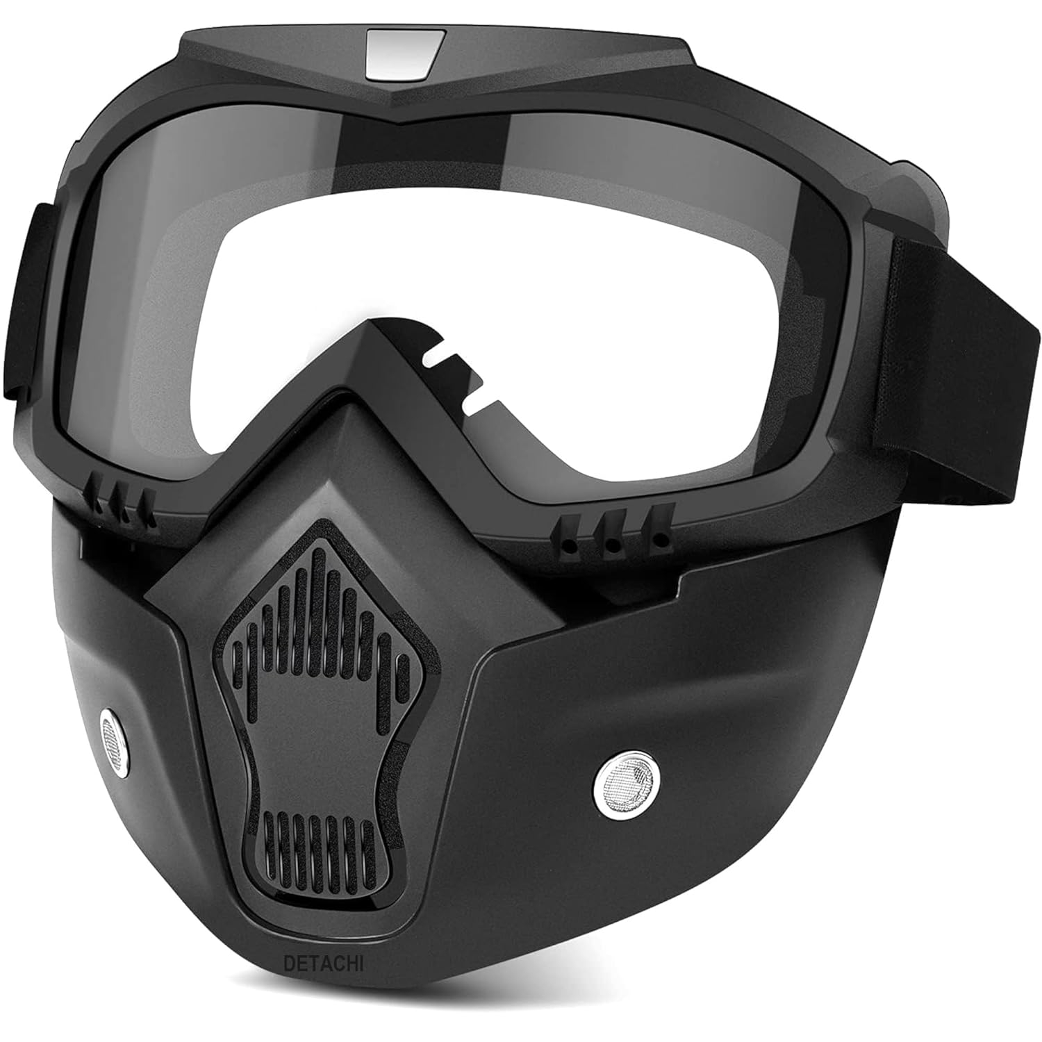 DETACHI Motorcycle Goggle mask Anti Scratch UV Protective Face Mask ...