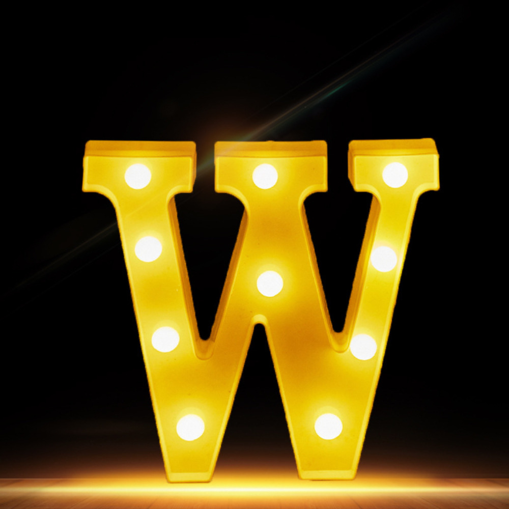LED Alphabet Lighting Battery Operated All Led Letter ( A to Z ...