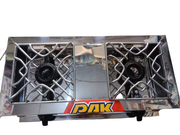 PAK 2 Burner Gas Stove -Stainless Steel | Daraz.pk
