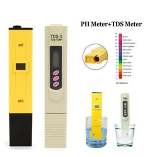 LCD Digital Electric PH Meter Tester+TDS-3 PPM Meter Water Quality ...