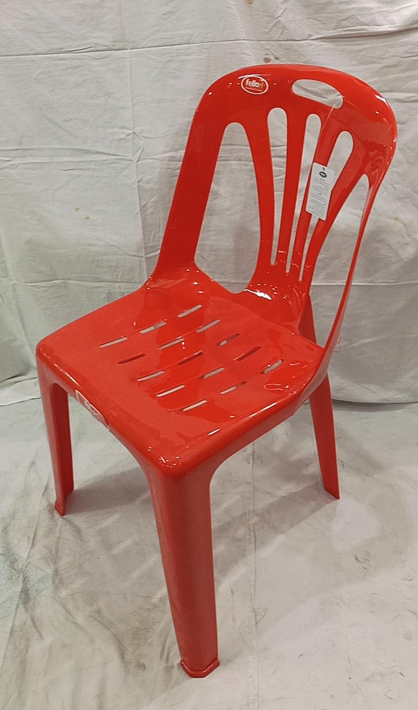 Fiber Strong Plastic Back Support Chair - Fello | Daraz.pk