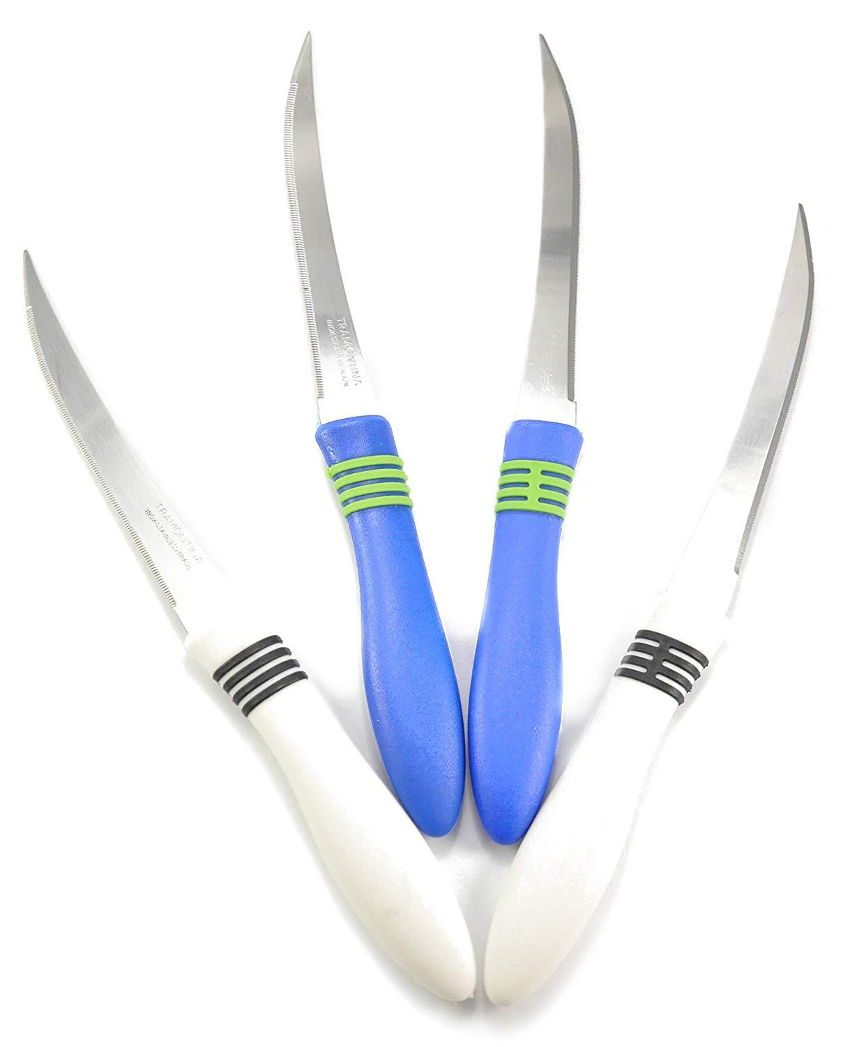 Stainless Steel Fruit Knives: Pack of 4/8/12 - Multifunctional Kitchen ...