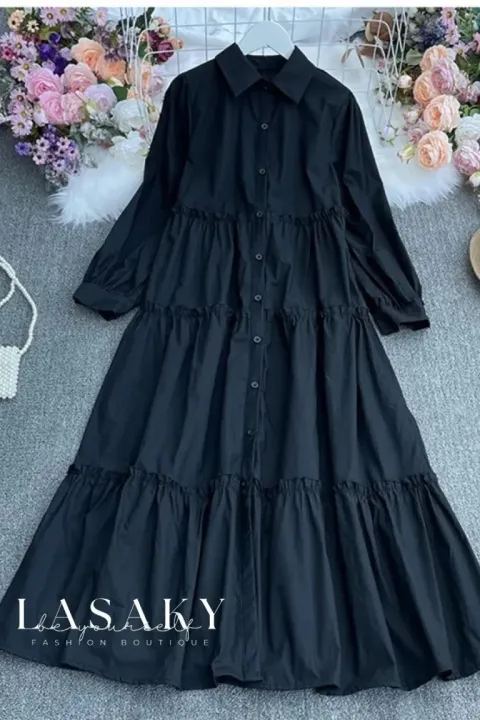 Panel Style Open Front Long Frock | Daraz.pk