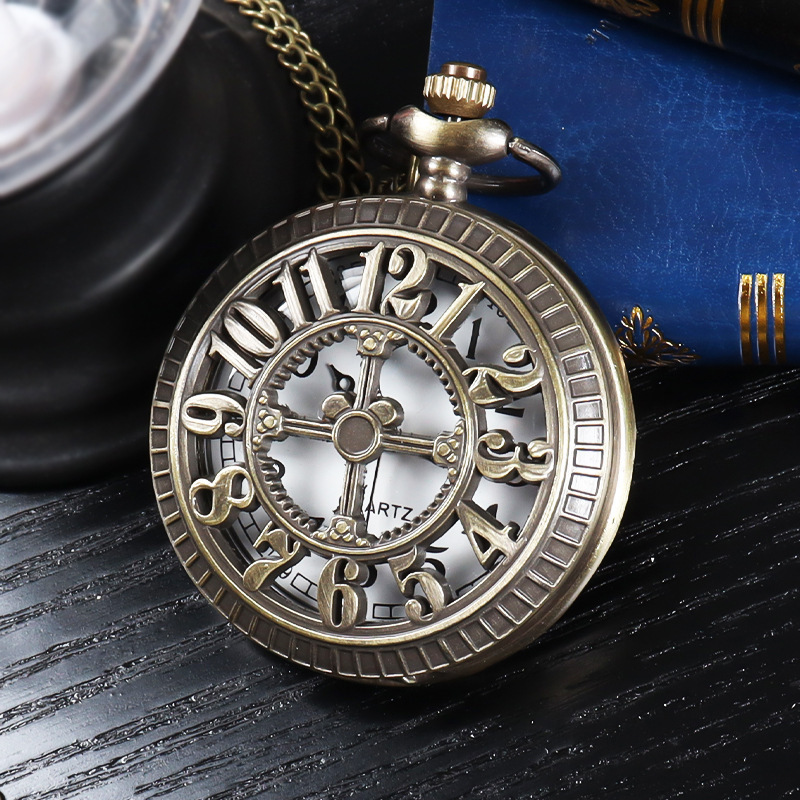 Factory Wholesale Shangpastoral Style Retro Roman Pocket Watch Large ...