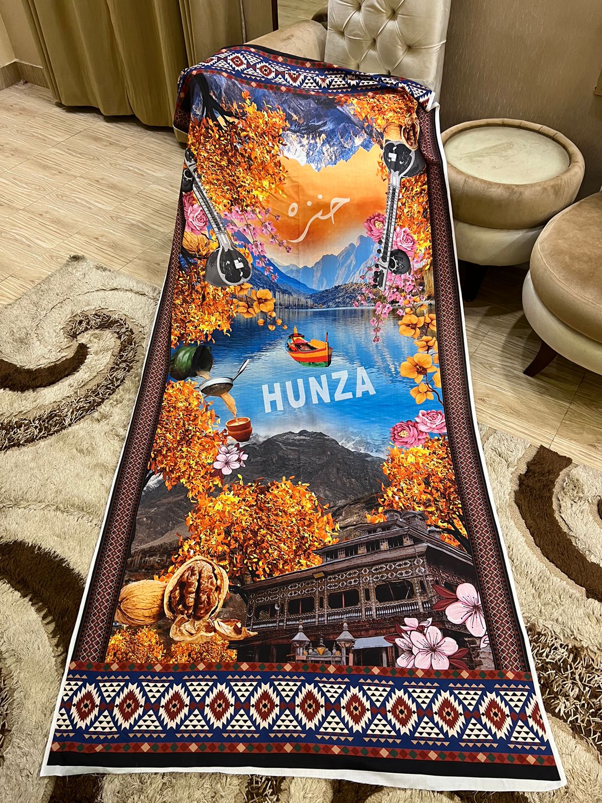 Digital Printed |Digital Printed Dupatta |Urdu Calligraphy Dupatta ...