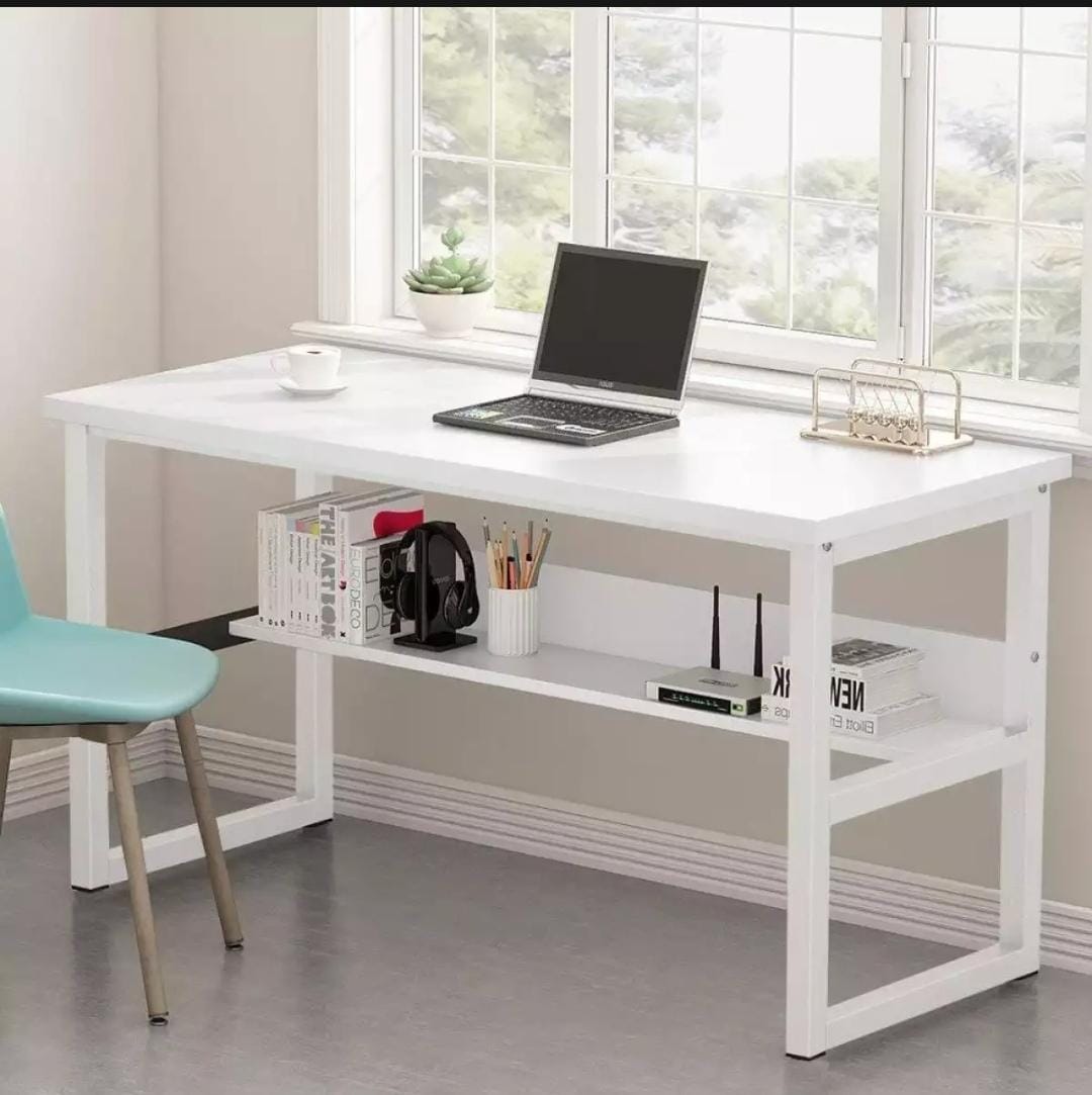 Office Table Desktop Table With Book Shelf Office Desk Book Shelf ...