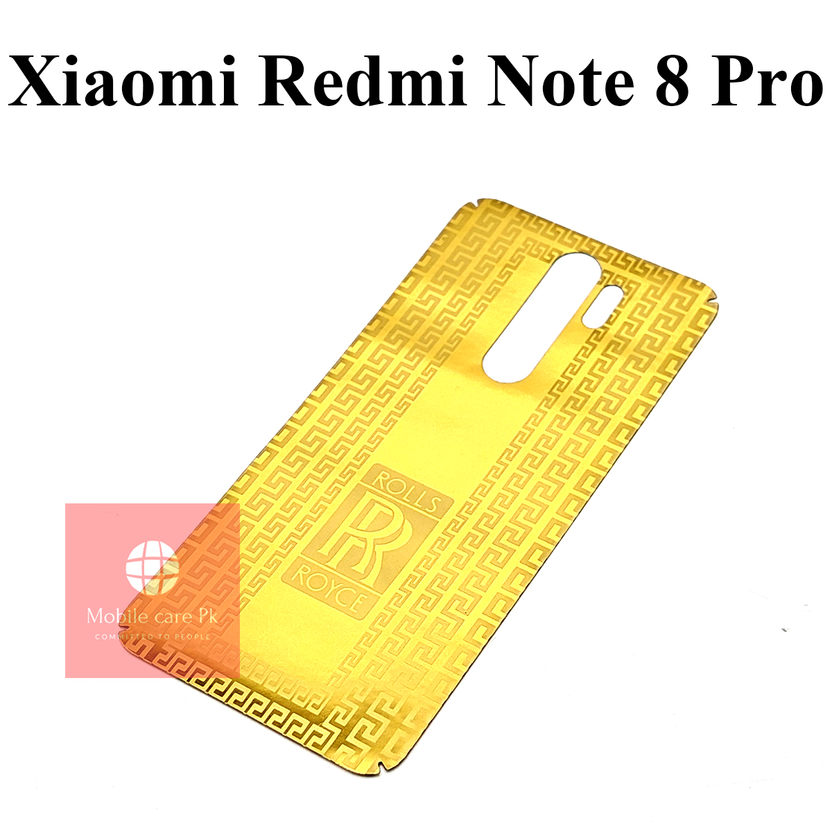 Xiaomi Redmi Note 8 Pro Back Gold 24k Protector For Redmi Note 8 Pro ...