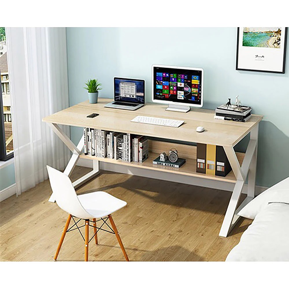 K shape table | Office Table | Home space saving table | gaming Table ...