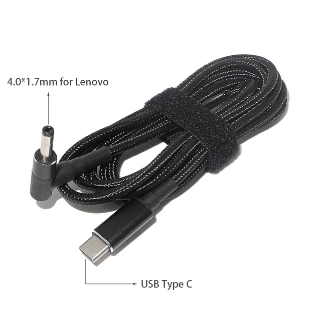 100W USB Type C Laptop Power Adapter Charging Cable Cord Dc Jack Plug ...