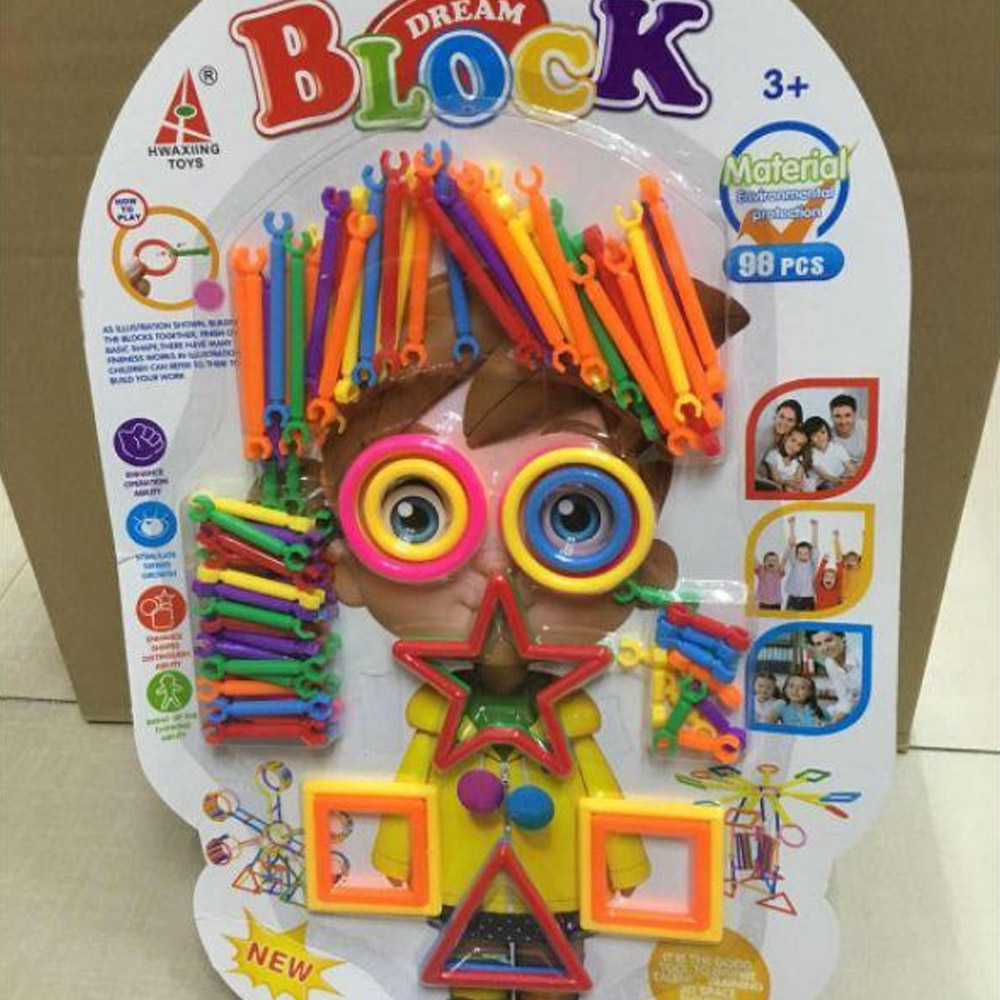 Magic Building Colorful Kit Dream Blocks Plastic Building Stick Kits ...