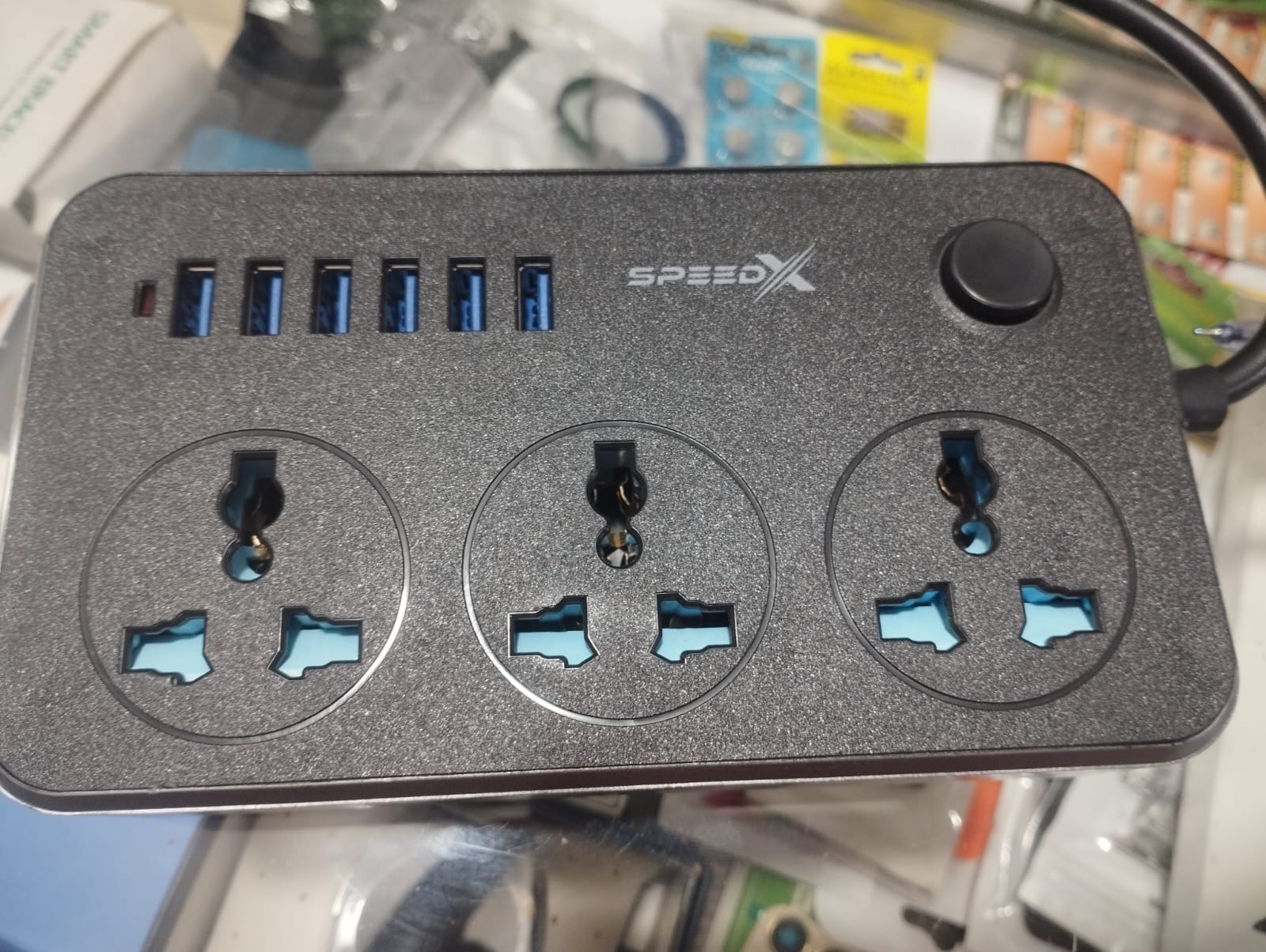 Electros Power Extension (6 FAST USB Ports + 3 Plugs) Mobile Extension ...