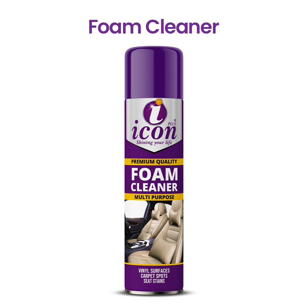 Icon Plus Foam Cleaner 650ML - Multi-Purpose Foam Cleaner Spray, Car Cleaner, Carpet & Seat ...