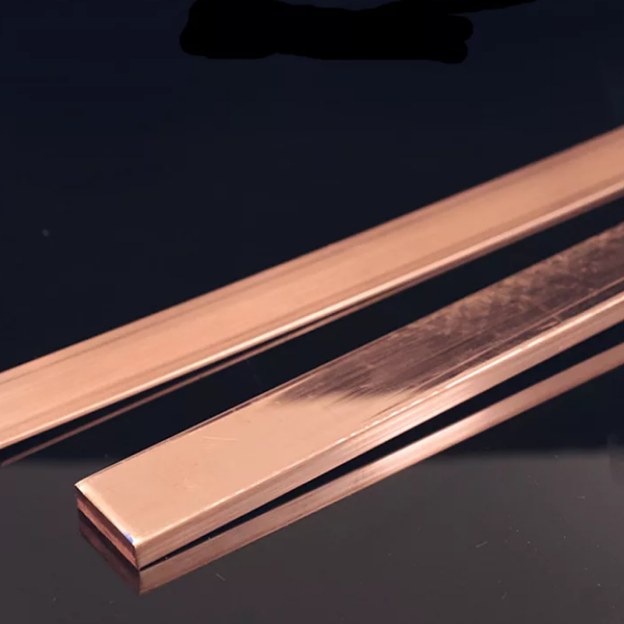 T2 copper bar flat square conductive ground Purple copper plate bus bar ...