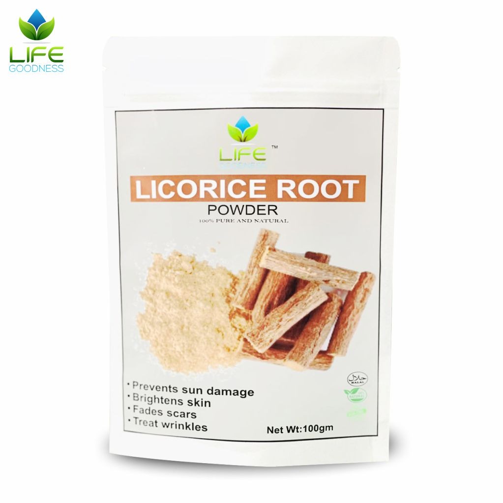 Mulethi Licorice Powder | 100% Pure & Organic Mulethi Roots Fine Powder ...