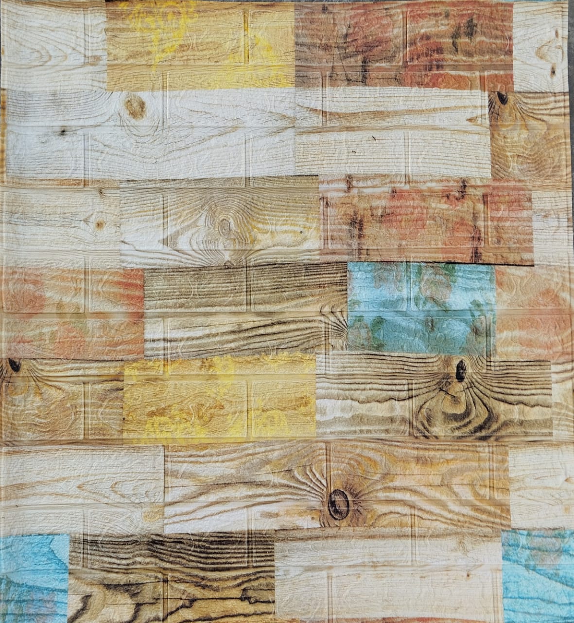 1PCS 3D Brick Wall Sticker Vintage Design Self-Adhesive Foam Wallpaper ...