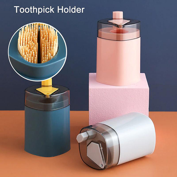 Creative Toothpick Holder Automatic Toothpick Dispenser Wheat Straw ...