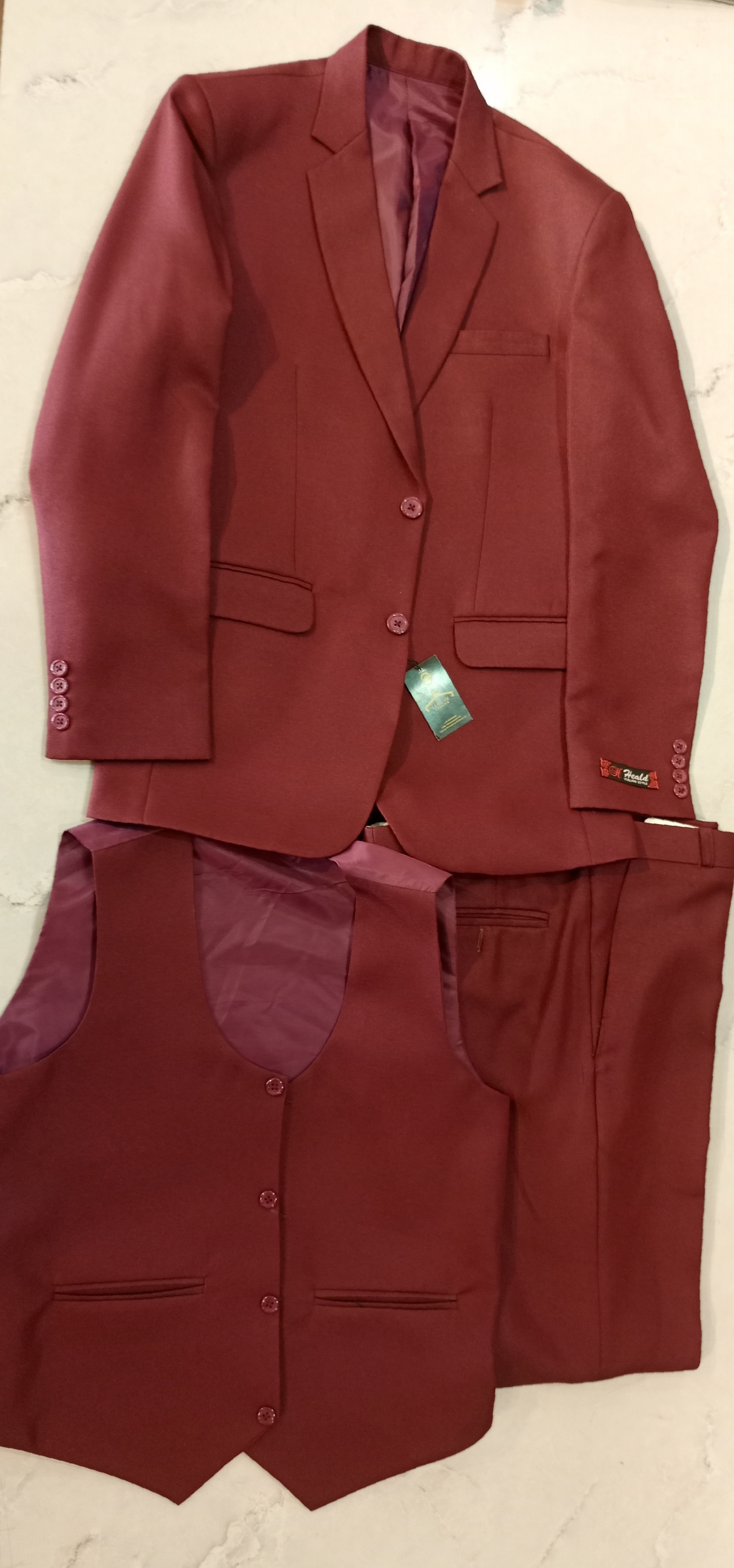 3 Pcs suit For Men Formal and Causal Wear Pent Coat 38 waist | Daraz.pk