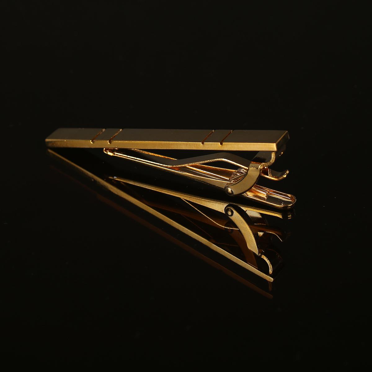 YNG Stainless Steel Golden Tie Pin For Men | Daraz.pk