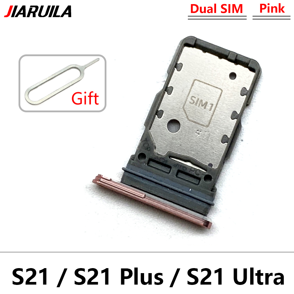 New For Samsung S21 S20 Plus Ultra Fe Dual SIM Card Slot SD Card Tray ...