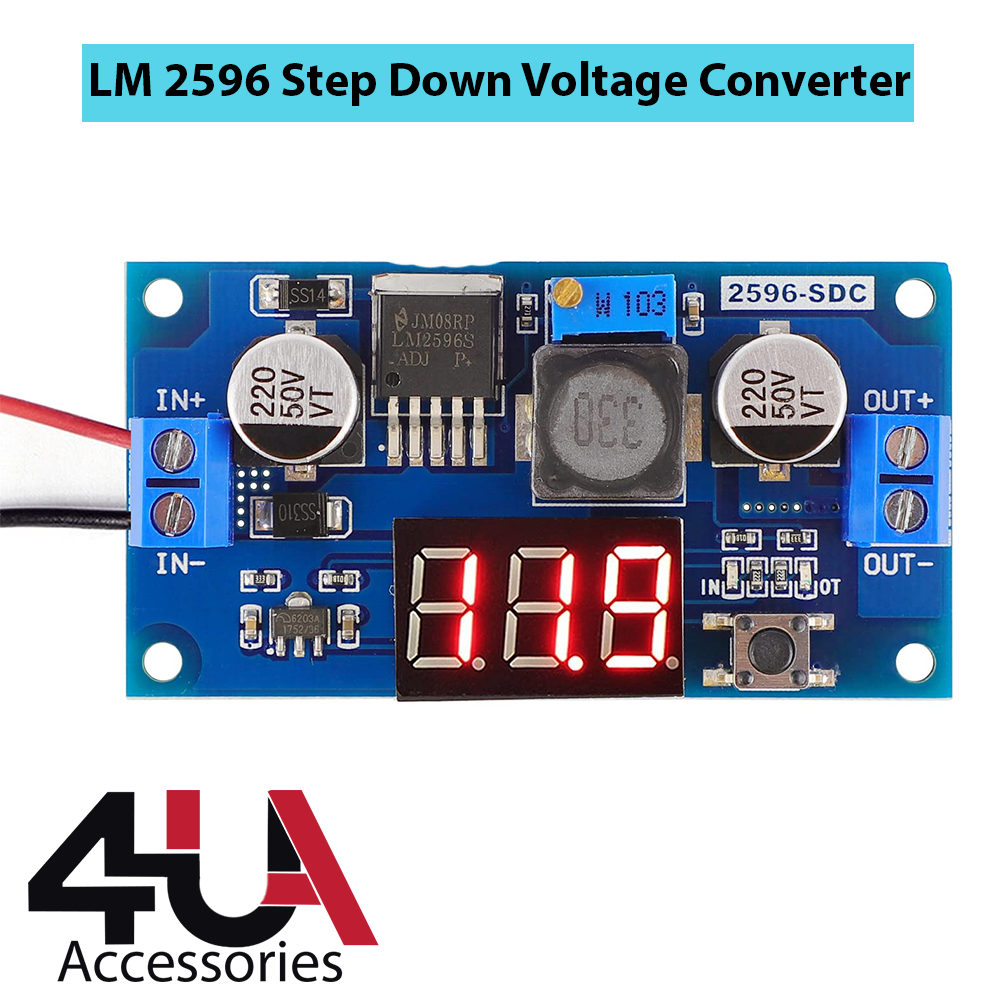 LM2596 DC DC Step Down Converter Voltage Regulator LED Display Voltmeter 4.0~40 to 1.3-37V Buck ...
