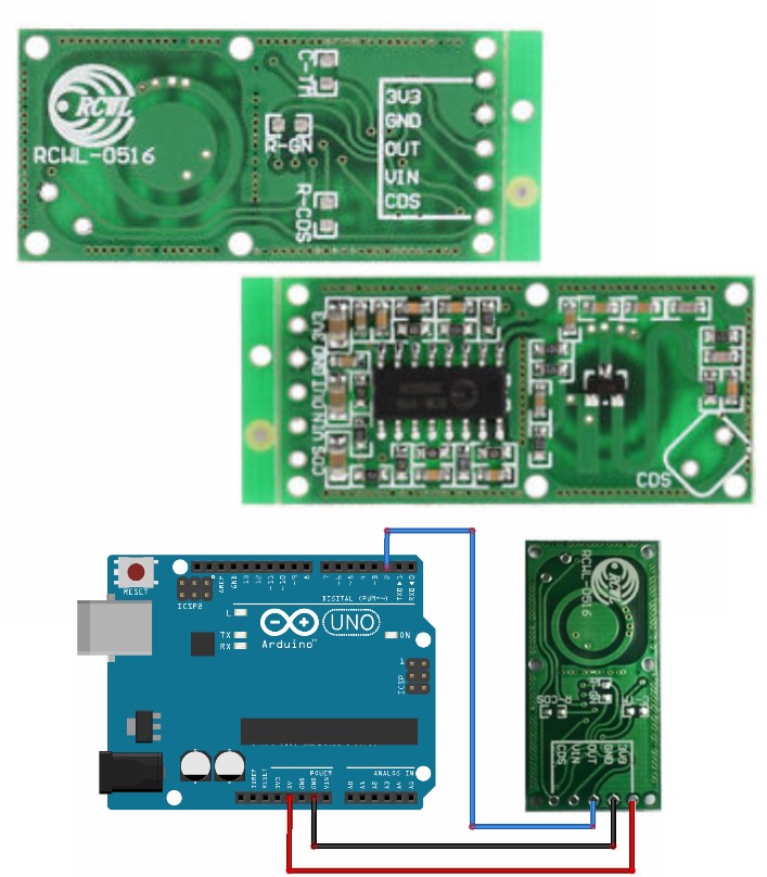 RCWL-0516 Microwave Sensor Human Body | Daraz.pk