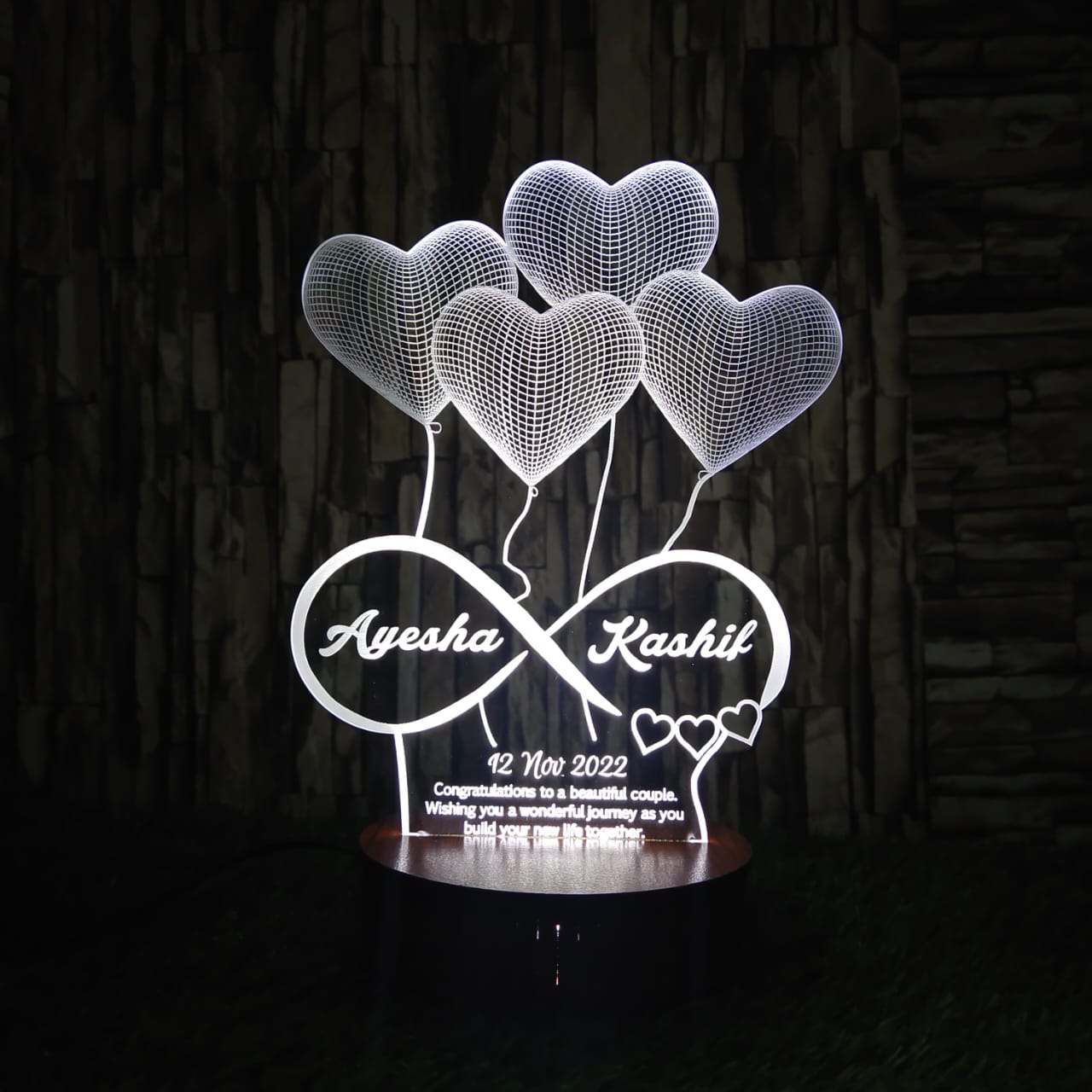 Customize 3d illusion lamp, 3D Light Lamp, Night Lamp, Decoration Piece ...