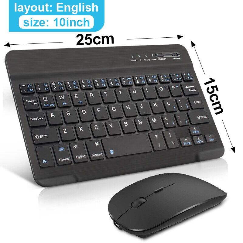 Mini Bluetooth Keyboard Wireless Keyboard Rechargeable For Ipad Phone ...