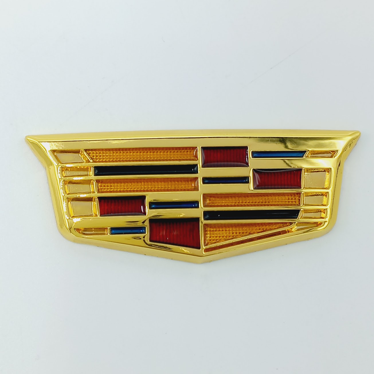 Cadillac Logo Metal Car Emblem - Gold- | Daraz.pk