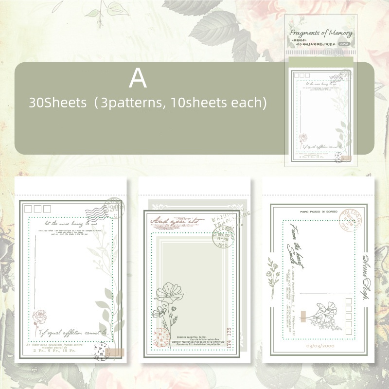 Panda Online 30 Sheets Memento Series Diary Note Memo Paper Diary ...