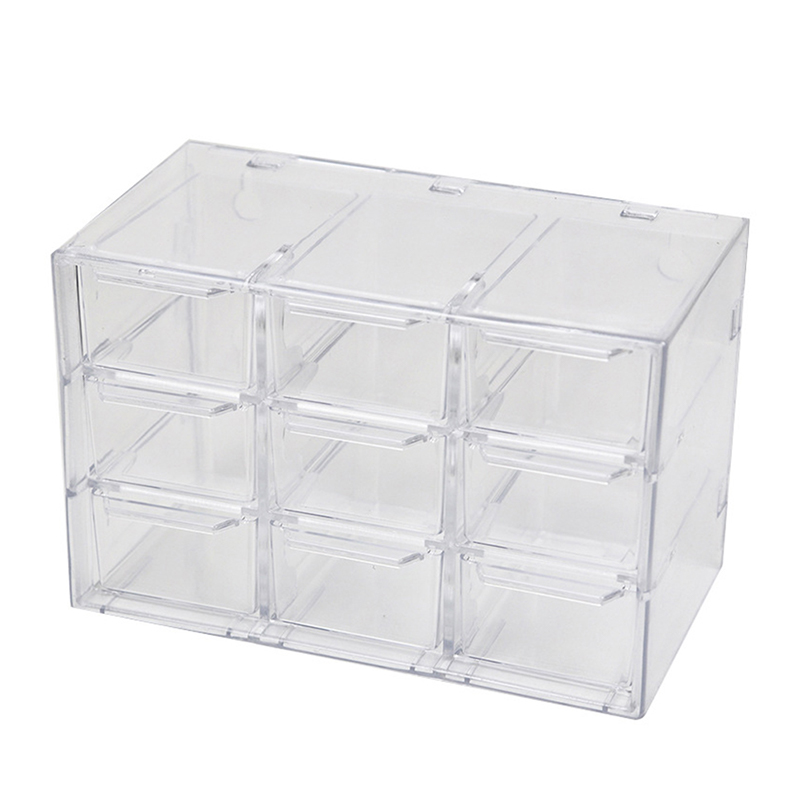 Desktop Drawer Organizer Mini Drawers Plastic Desk Craft Storage Box ...
