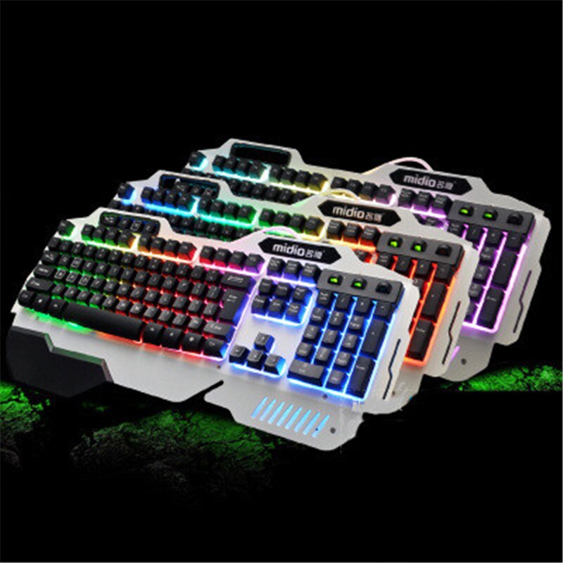 Midio RGB Backlight Semi Mechanical Gaming Keyboard | Daraz.pk