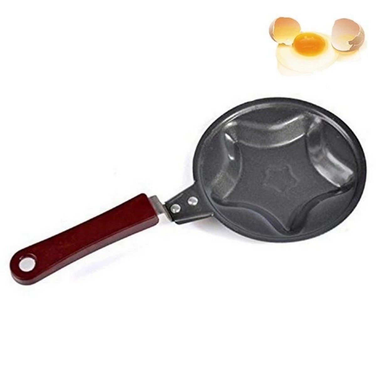 Creative Mini Nonstick Egg Frying Pan Different Shapes Heart Flower ...