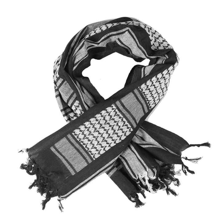WHITE AND BLACK SHEMAGH FOR MENS | Daraz.pk