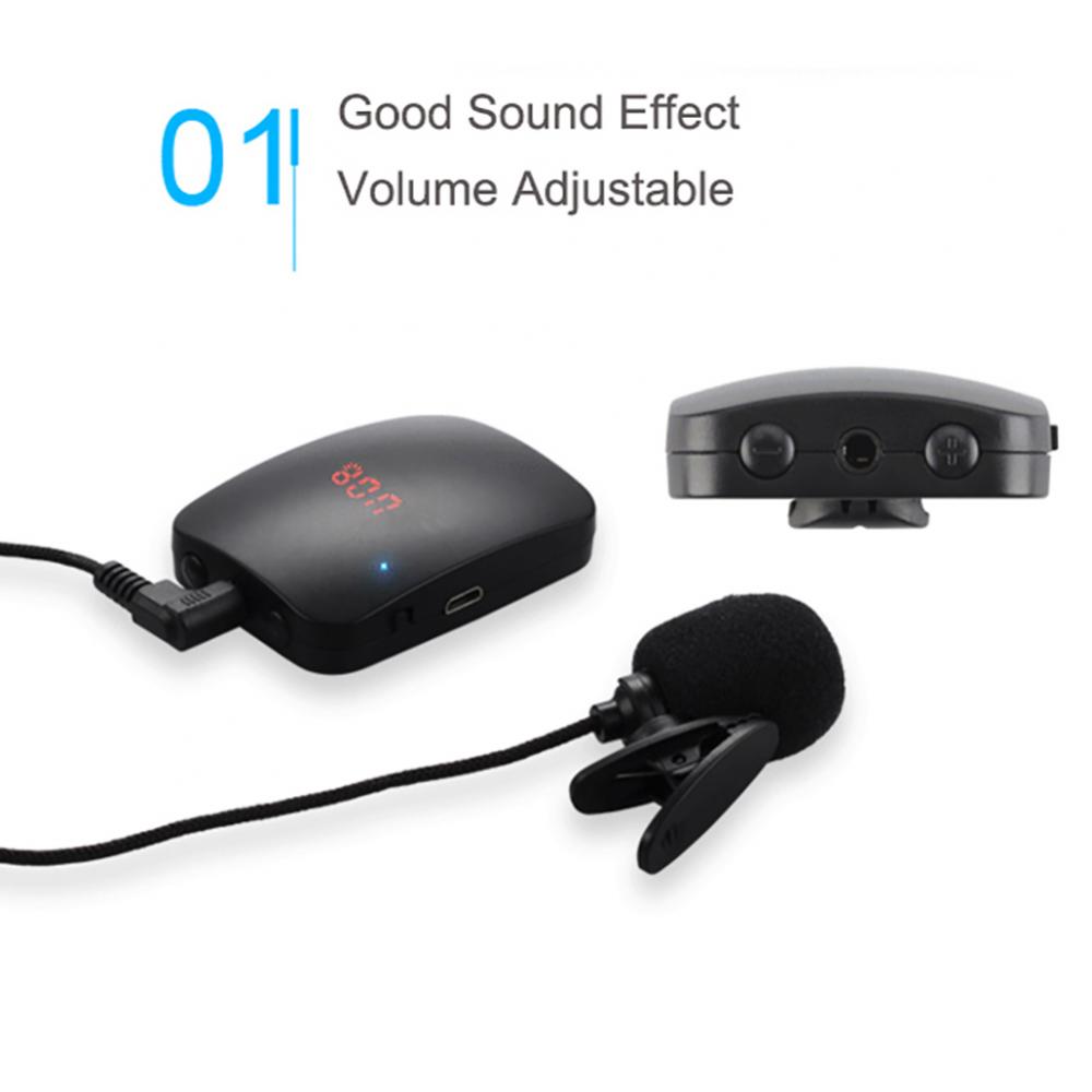 Wireless Microphone Fm Headset Collar Clip-On-Collar Headset Type Mic ...