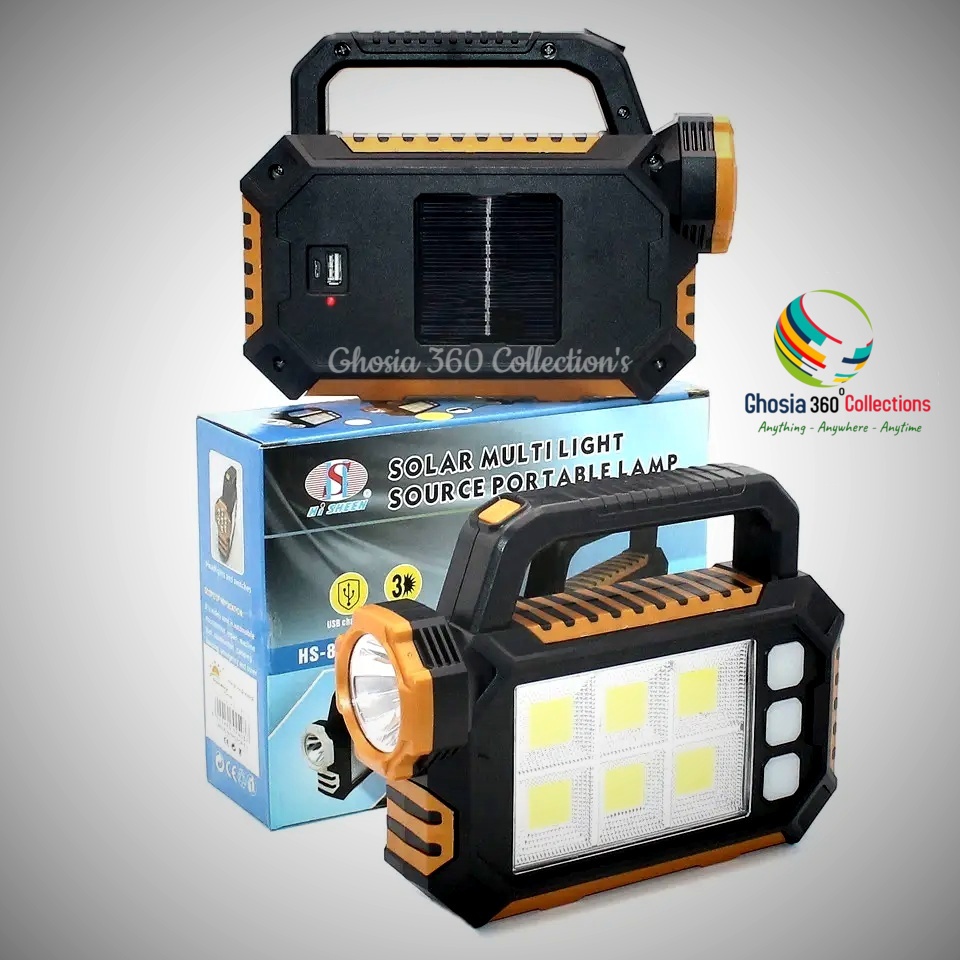Multifunctional Handheld Worklight, Solar & USB Rechargeable Three ...