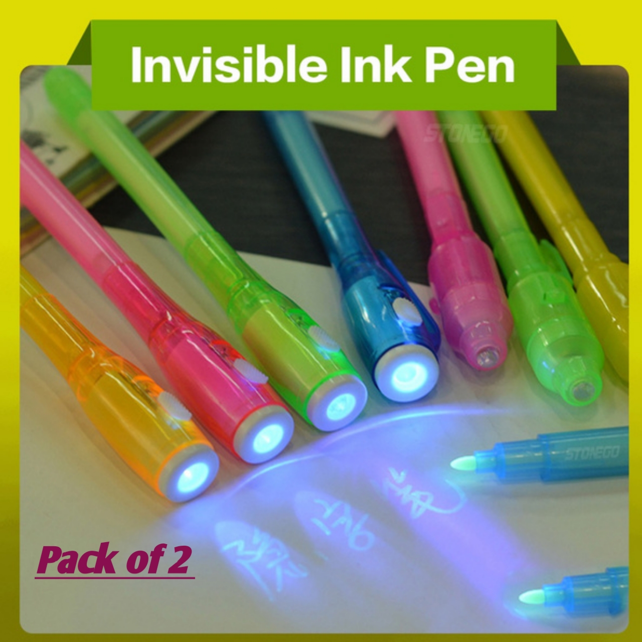 INVISIBLE INk WRITING PEN -Magic Pen-Cheating pen-invisible ink pen-secret message pen | Daraz.pk