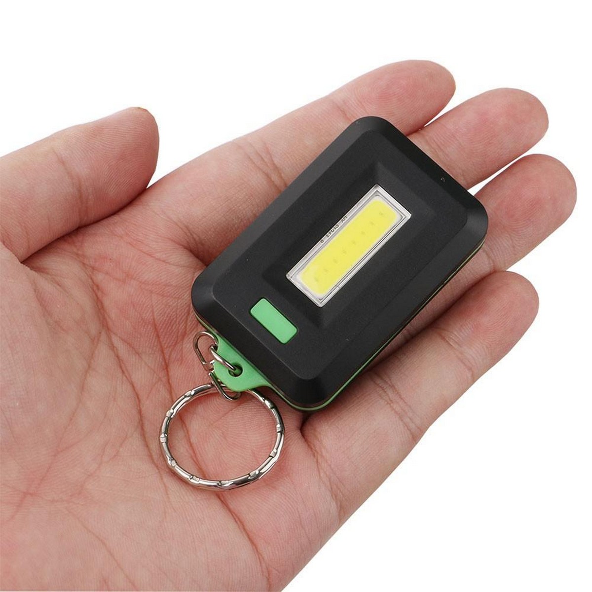 Mini Portable LED COB Keychain Flash Light Key Chain Pocket Torch for ...