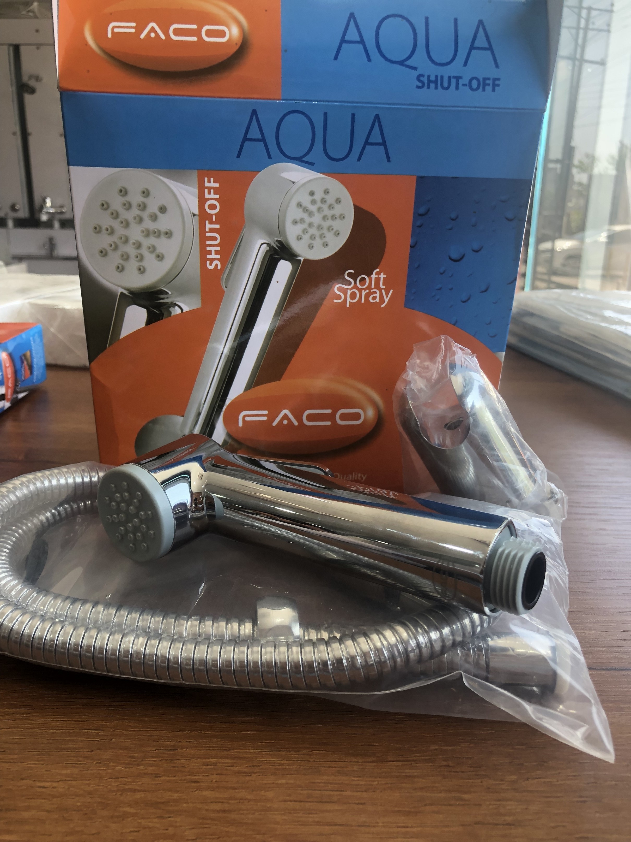 Faco Aqua Muslim Shower,Handheld Bidet Sprayer for Toilet, Wall Mount ...