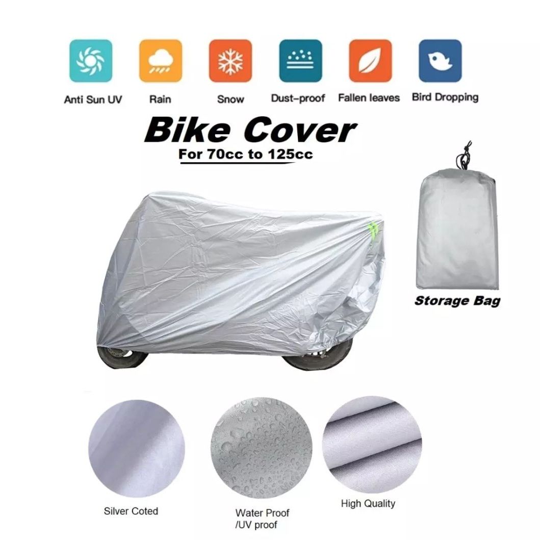 Universal Double Coated Waterproof Bike Cover, Scratch & Dust Proof ...