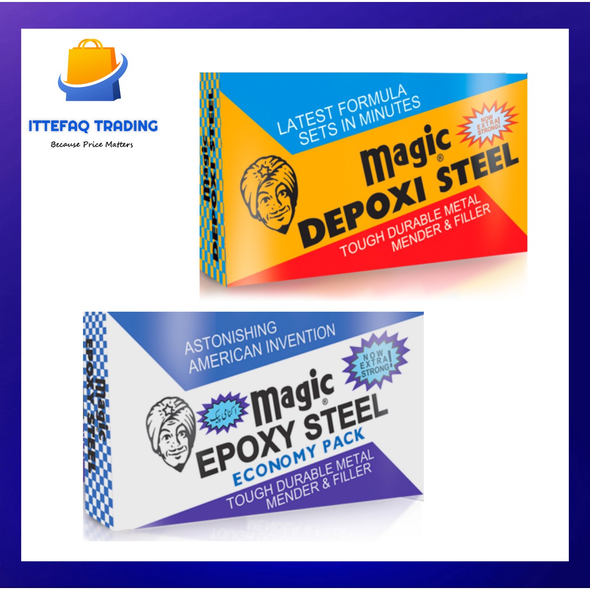 Pack of 2 Magic Depoxi Steel, Epoxy Steel Economy Pack | Daraz.pk